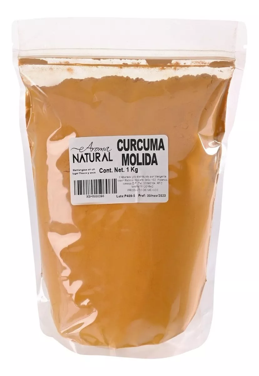 Curcuma En Polvo 1 Kg Cúrcuma Molida Calidad Premium | Walmart en línea