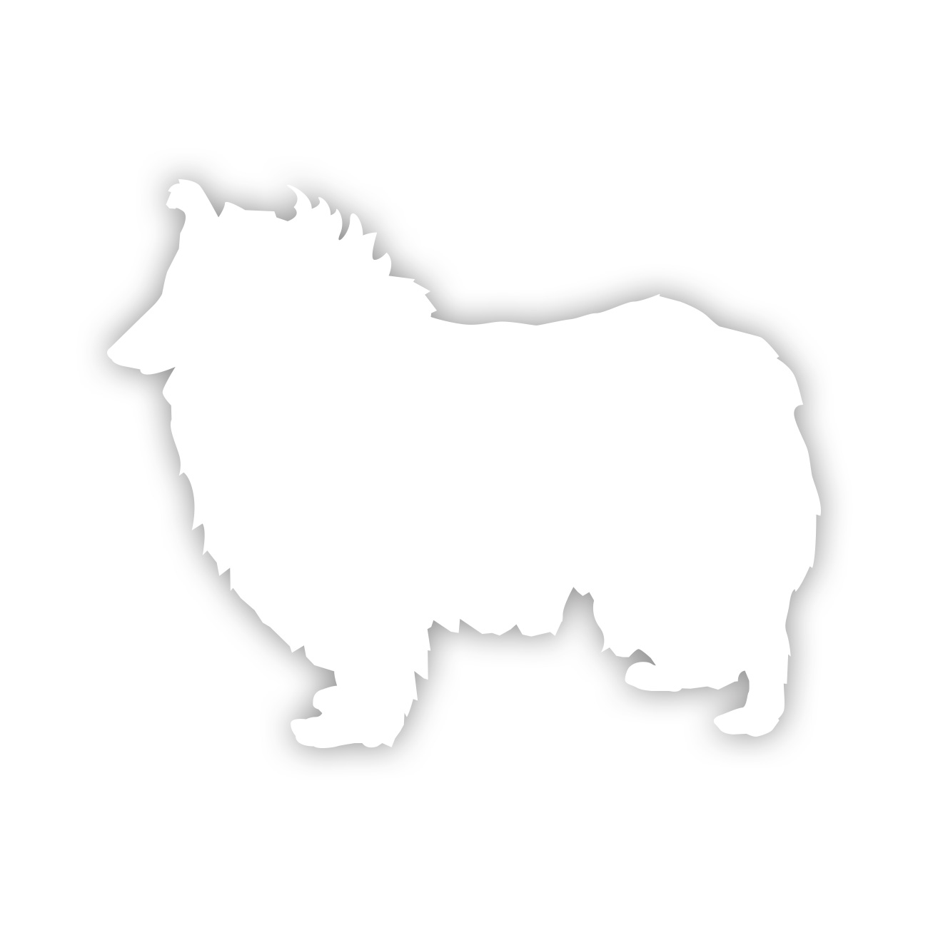 Collie Sticker Decal Die Cut - Self Adhesive Vinyl - Weatherproof ...