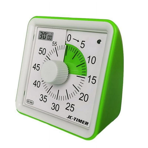 Visual Timer 60-minute Silent Countdown Timer For Kids And Adults Time ...