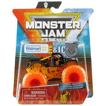 Monster Jam, 12-Pack 1:64 Scale Monster Truck Vehicles (Walmart ...