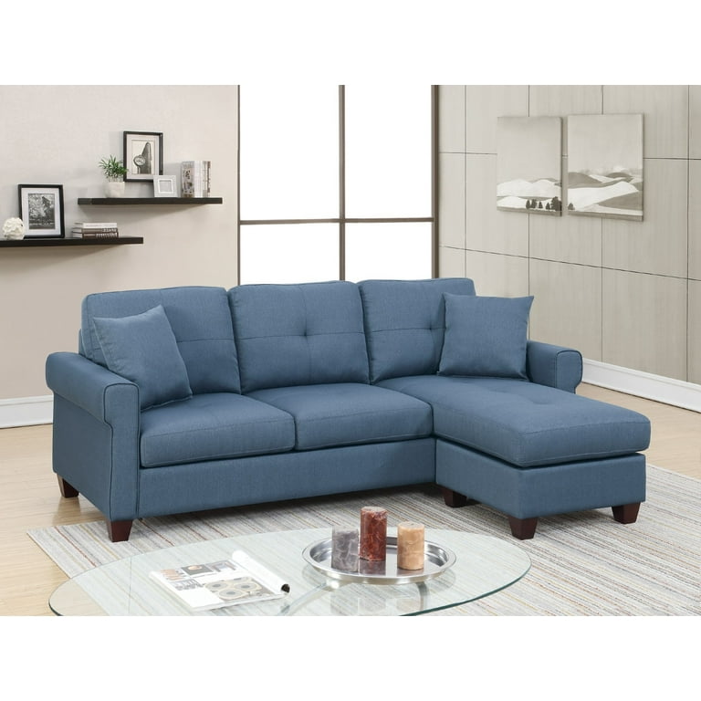 Darcy Sofa Chaise Blue | Cabinets Matttroy