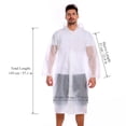 Ultralight Waterproof Hooded Rain Poncho for Men and Women - Walmart.com