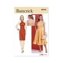 Butterick Sewing Pattern 6872 Dresses F5 (16-18-20-22-24) - Walmart.com
