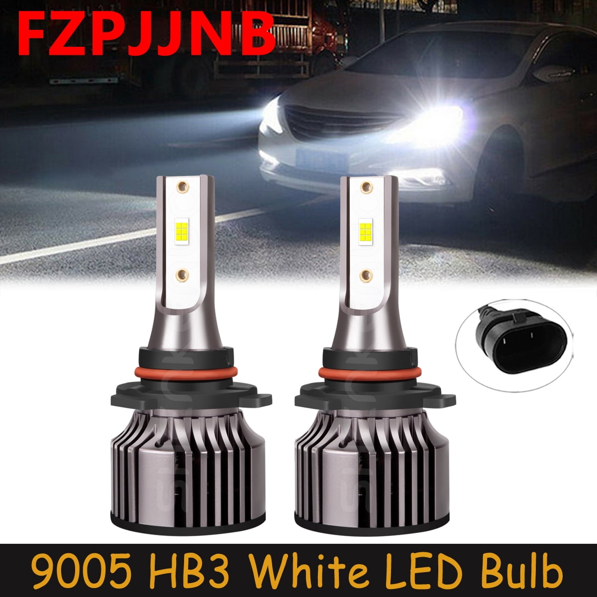 FZPJJNB for Ford Explorer 2016-2019 LED Headlights Bulb High Beam 50W ...