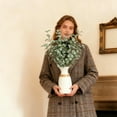 6pc Elegant Eucalyptus Artificial Flowers 23.62in Greenery Stems for ...