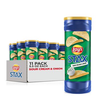 Lay's Stax Potato Crisps, Original, 5.75 Ounce (Pack of 11) - Walmart.com
