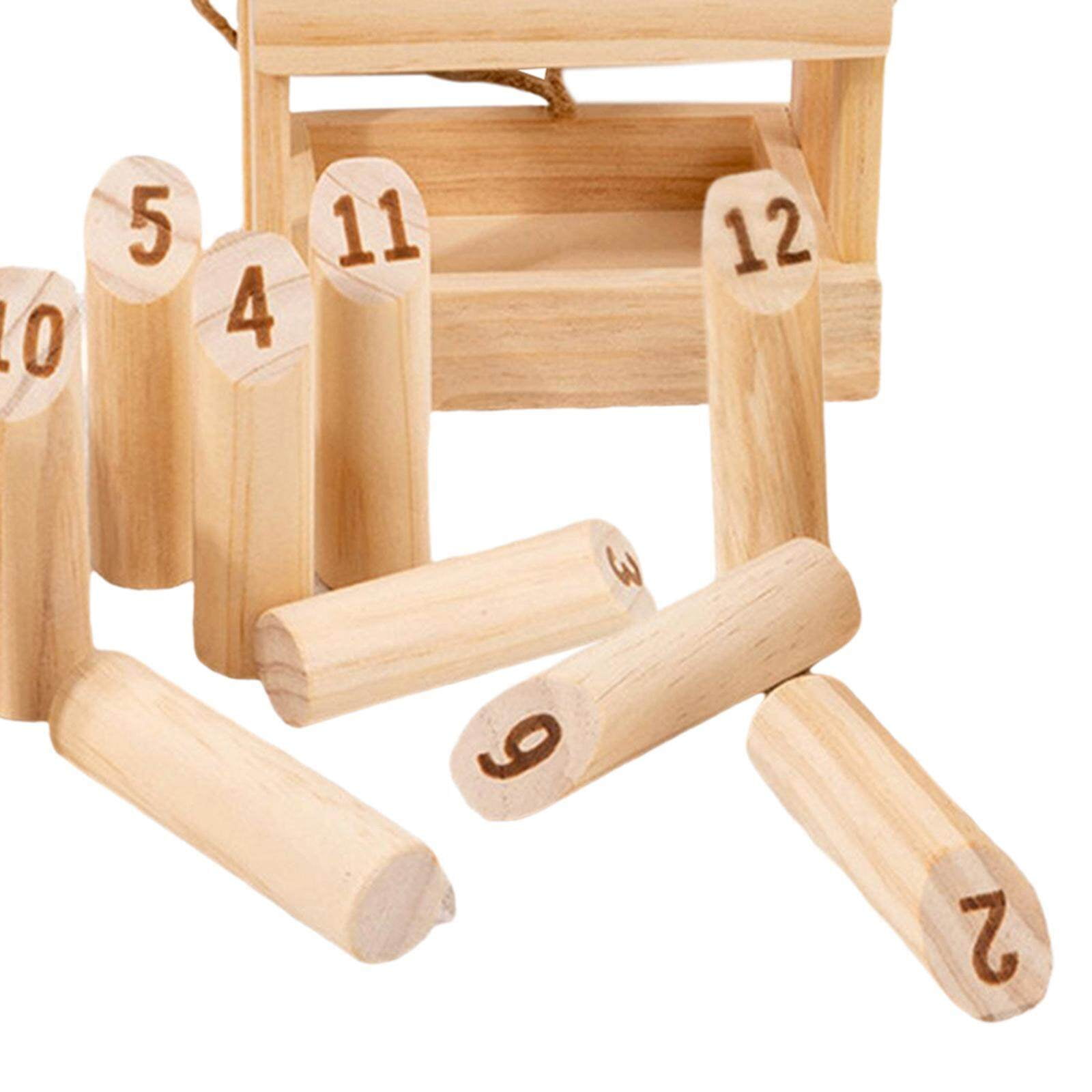 Click here for Thinsony Wooden Throwing Game Throwing Bowling Thr... prices