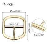 Uxcell 4Pack 1.5" Single Prong Belt Buckle Oval Center Bar Buckles for ...