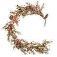 Rustic Charm for Your Holidays: Soft Touch Pine Garland with Berries ...