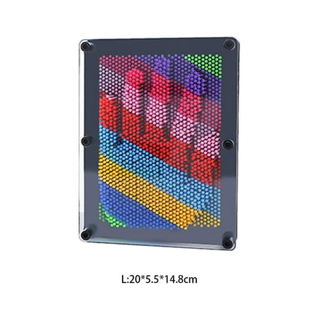 AIHOME Colorful 3D Clone Shape Pin Art Creative Changeable Pinscreen ...