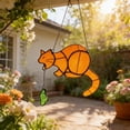 Acrylic Cat Vomit Hanging Ornament Handmade Stained Glass Window ...