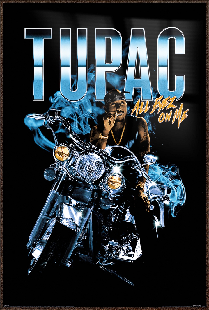 Tupac Shakur - Framed Music / Personality Poster (2Pac - All Eyez On Me ...