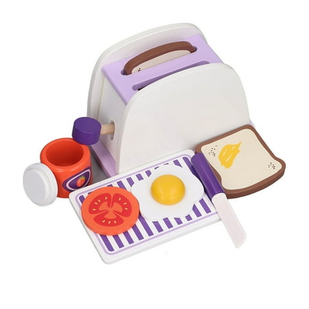 Tomato Bread Maker Toy, Play Pop Up Kitchen Wooden Bread Toy For ...