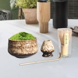 4 Pieces Matcha Set Tea Spoon Traditional , Matcha Bowl, Whisk Holder ...