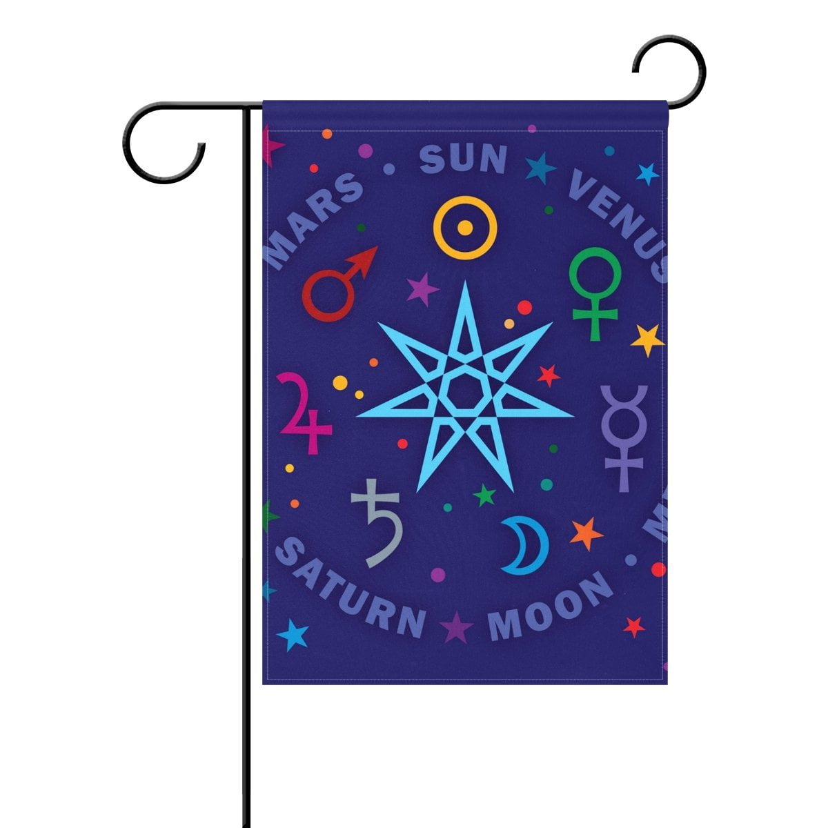 POPCreation Seven Planets Of Astrology Garden Flag Summer Ocean Sea ...
