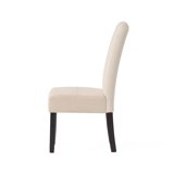 GDF Studio Percival Contemporary T Stitch Dining Chairs, Set of 2 ...