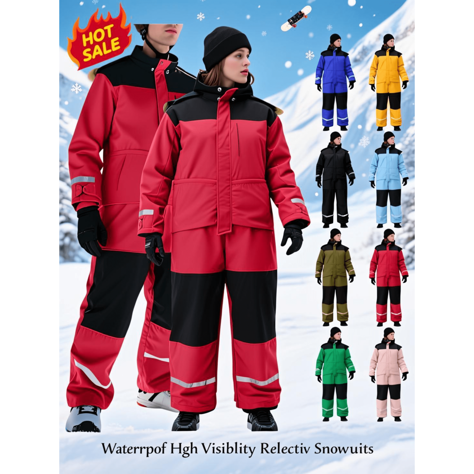 Click here for Xdegoge Womens And Mens Snowsuits One Piece Ski Su... prices