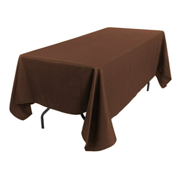 TEKTRUM 70 X 120 INCH 70"X120" RECTANGULAR POLYESTER TABLECLOTH ...