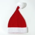 Christmas Knitted Elf Hats, Crochet Santa Hats, Adults Holiday Party ...