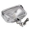 YAHHU 2pcs Retro Motorcycle Headlight Bright Square Dual Headlamp M10 ...