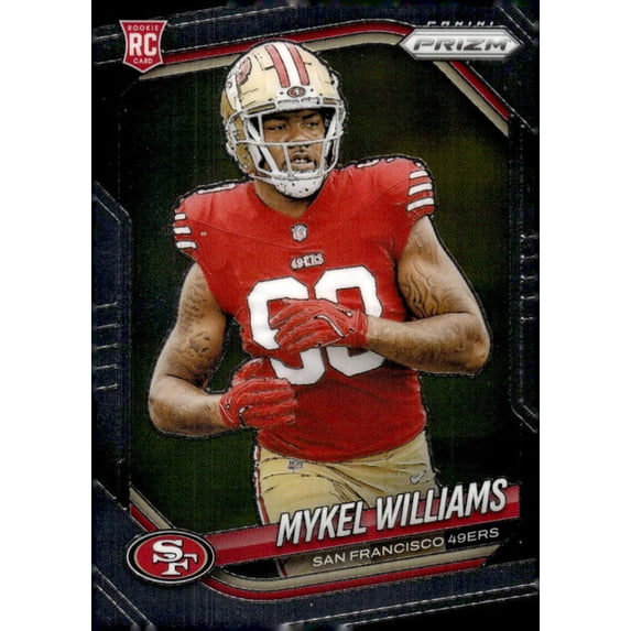 2025 Panini Prizm #304 Mykel Williams RC Rookie San Francisco 49ers NFL ...