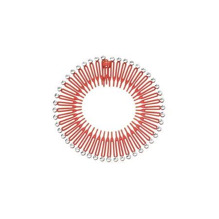 stanreset Full Circular Tooth Stretch Comb Flexible Crystal Circle ...