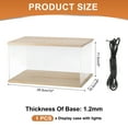 Uxcell Clear Display Case, Acrylic Figure Display Case Clear Display ...
