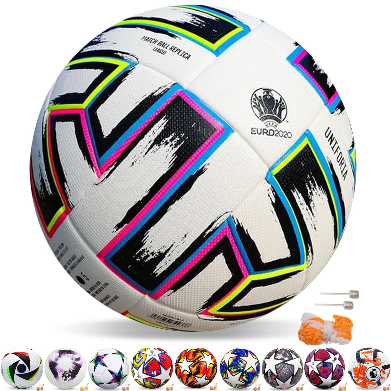 QMCZLA Balón de fútbol de Entrenamiento Juvenil,tamaño Normal de ...