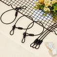 6-Pack Stainless Steel Wire Rope Lanyard Cable Tether Safety Strap Iron ...