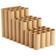 36 Pack Brown Cardboard Tubes for Crafts, DIY Crafting Paper Rolls for ...