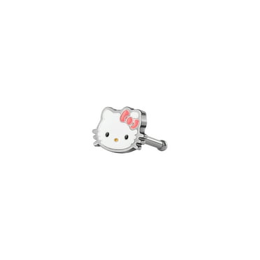 Hello Kitty Nose Rings 20g Stainless Steel Kawaii Cute 316L Straight ...