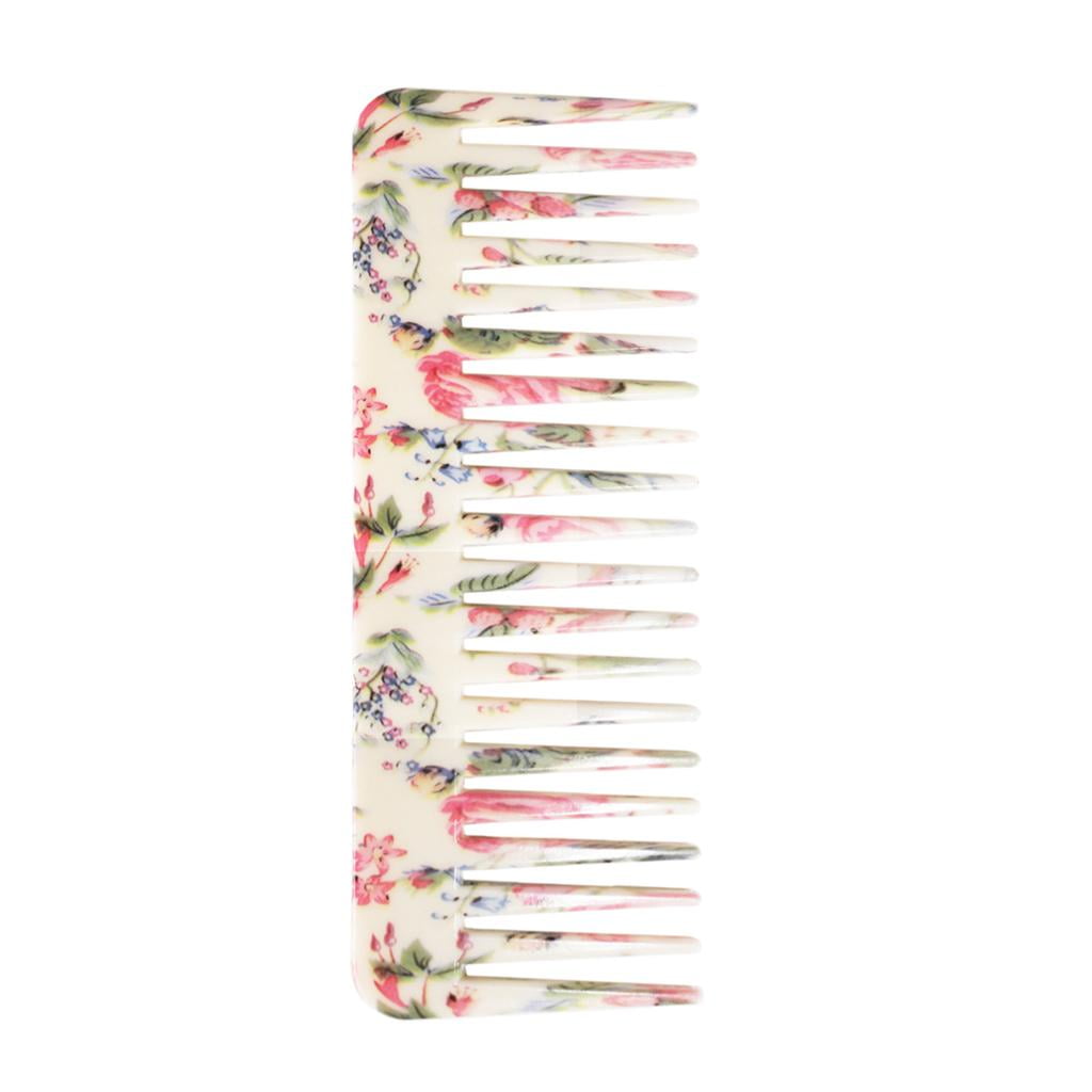 static Wide Detangling Hair Comb for Long Thick Curly Hair Without ...