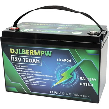 DJLBERMPW 48V 100Ah Lithium Battery, 4000+ Deep Cycle for Golf Cart, RV, Solar - Walmart.com