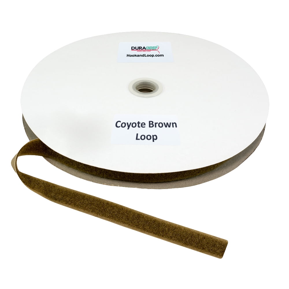 DuraGrip® Brand - 3/4" Coyote Brown Loop Sew-On - Walmart.com