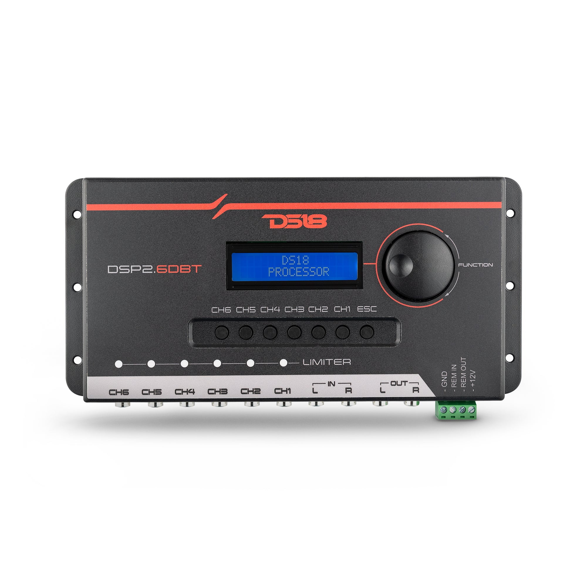 DS18 DSP Crossover & Equalizer 6 Channel Digital Processor Bluetooth ...