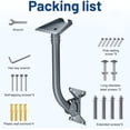 Adjustable Wall Mount Support Bracket Stand for Antennas Offering Full ...
