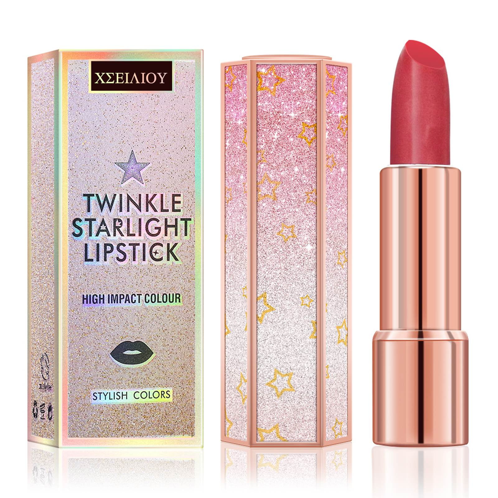 CSEILIOU Lipstick， Matte long lasting lip stick, starlight 01 - Walmart.com