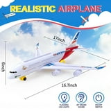 JUGAAD LIFE Airplane Toys for Kids, Bump and Go Action, Toddler Toy ...