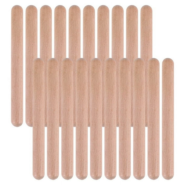 Winyuyby 20Pieces 8 Inch Kids Rhythm Sticks Music Lummi Sticks ...