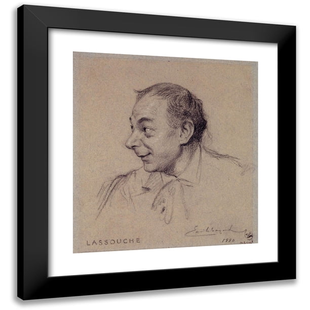 Émile-Antoine Bayard 12x13 Black Modern Framed Museum Art Print Titled ...