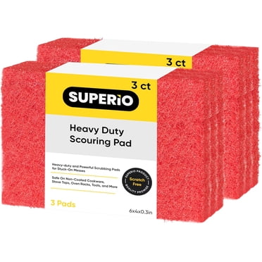 Tuff-Scrub Original Small Microfiber Scrub-N-Wipe Cleaning Sponge Pads ...