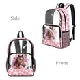 COEQINE Clear Backpack Heavy Duty for Women Girls, See Through School ...