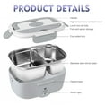 Welan Portable Electric Lunch Box - 65W Fast Heating Food Warmer for ...