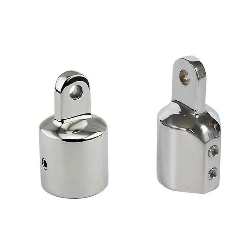 22mm25mm Boat Bimini Top Fitting Deck Hinge Slide Cap Pipe Eye End Cap ...