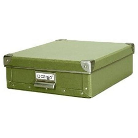 Resource International 8020525 Cargo Naturals Stationery Box - Sage ...