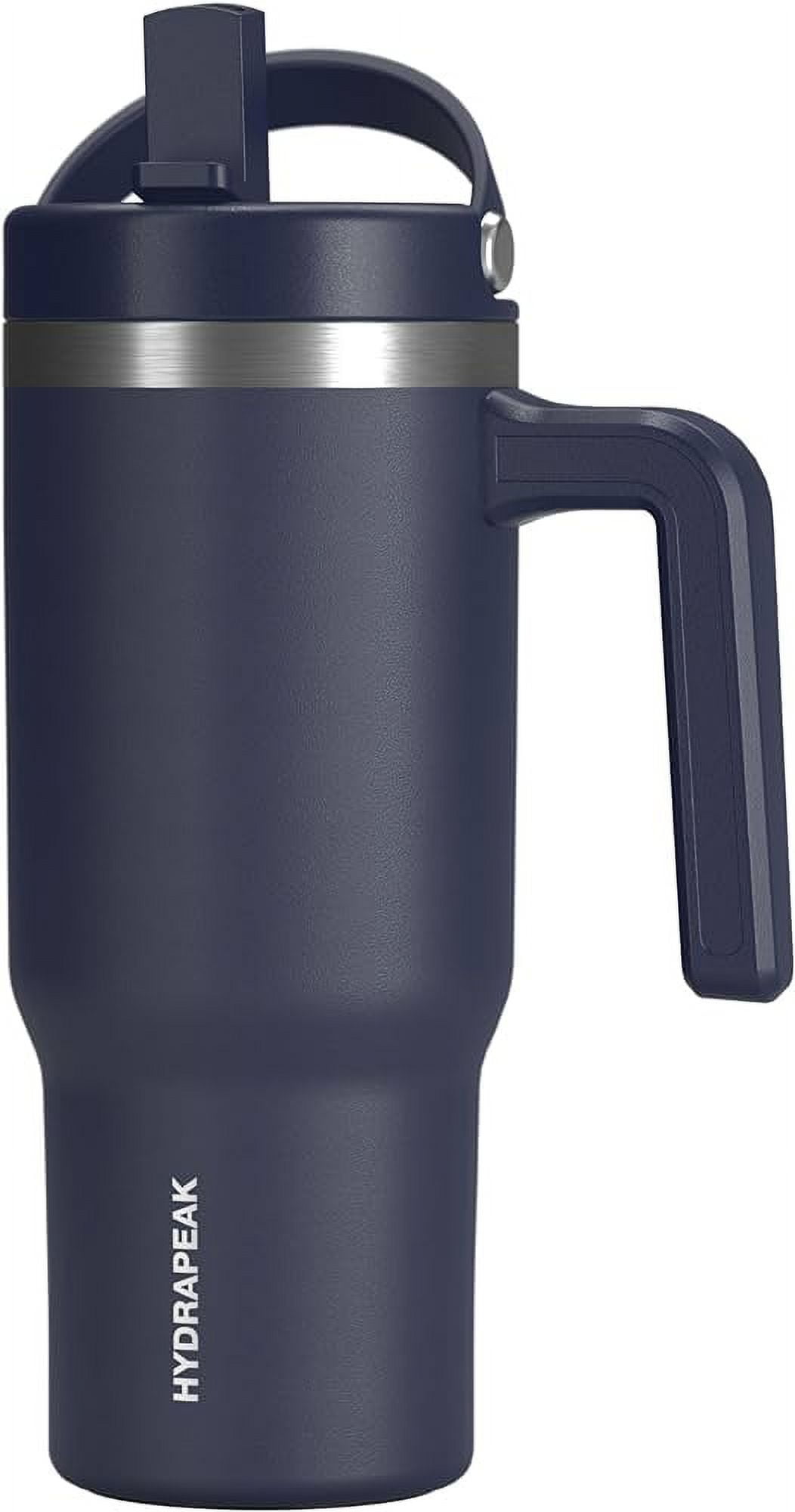 Hydrapeak Vaso Termo Mini Voyager de 18 oz con asa y Popote Azul Marino ...