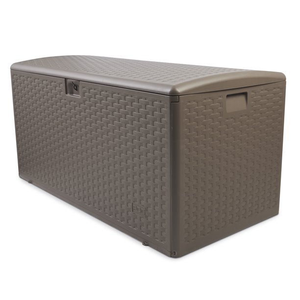 Plastic Development Group 99-Gallon Resin Outdoor Storage Deck Box ...