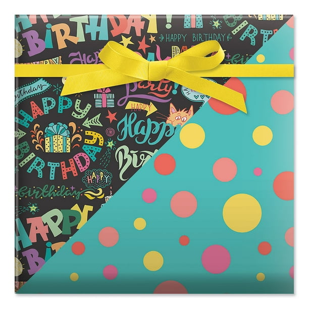 Birthday Wrapping Paper in Wrapping Paper - Walmart.com
