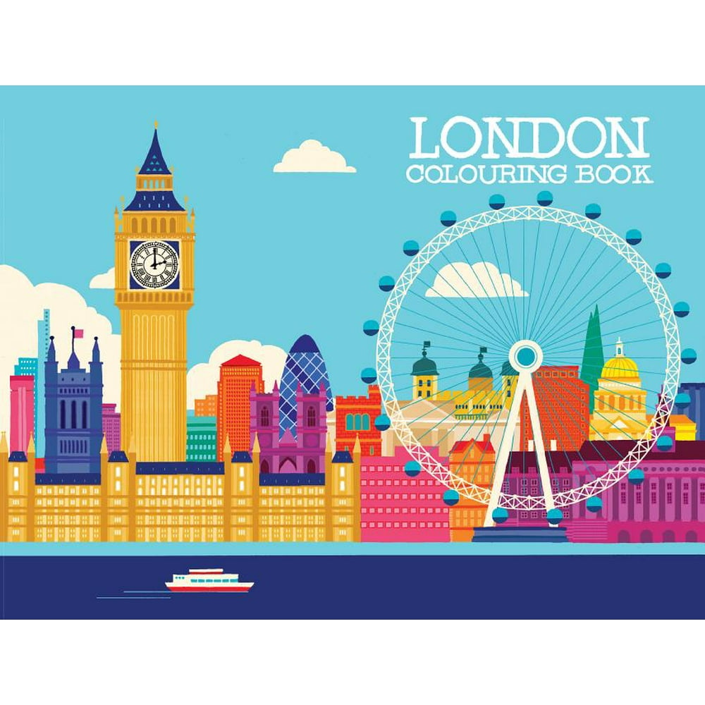 London Colouring Book (Paperback) - Walmart.com - Walmart.com