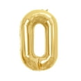 42" Gold Number 0 Foil Balloon, by Way To Celebrate - Walmart.com